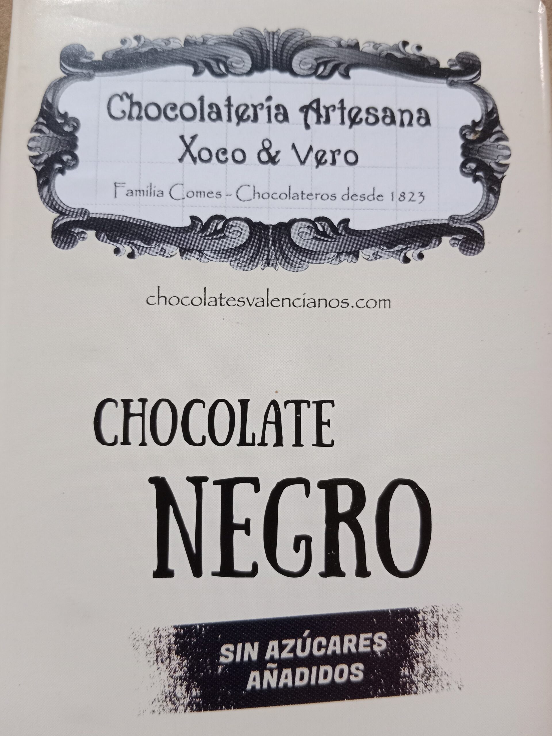 Tableta Chocolate PURO SIN AZUCÁR 85% añadido con maltitol - Chocolates ...